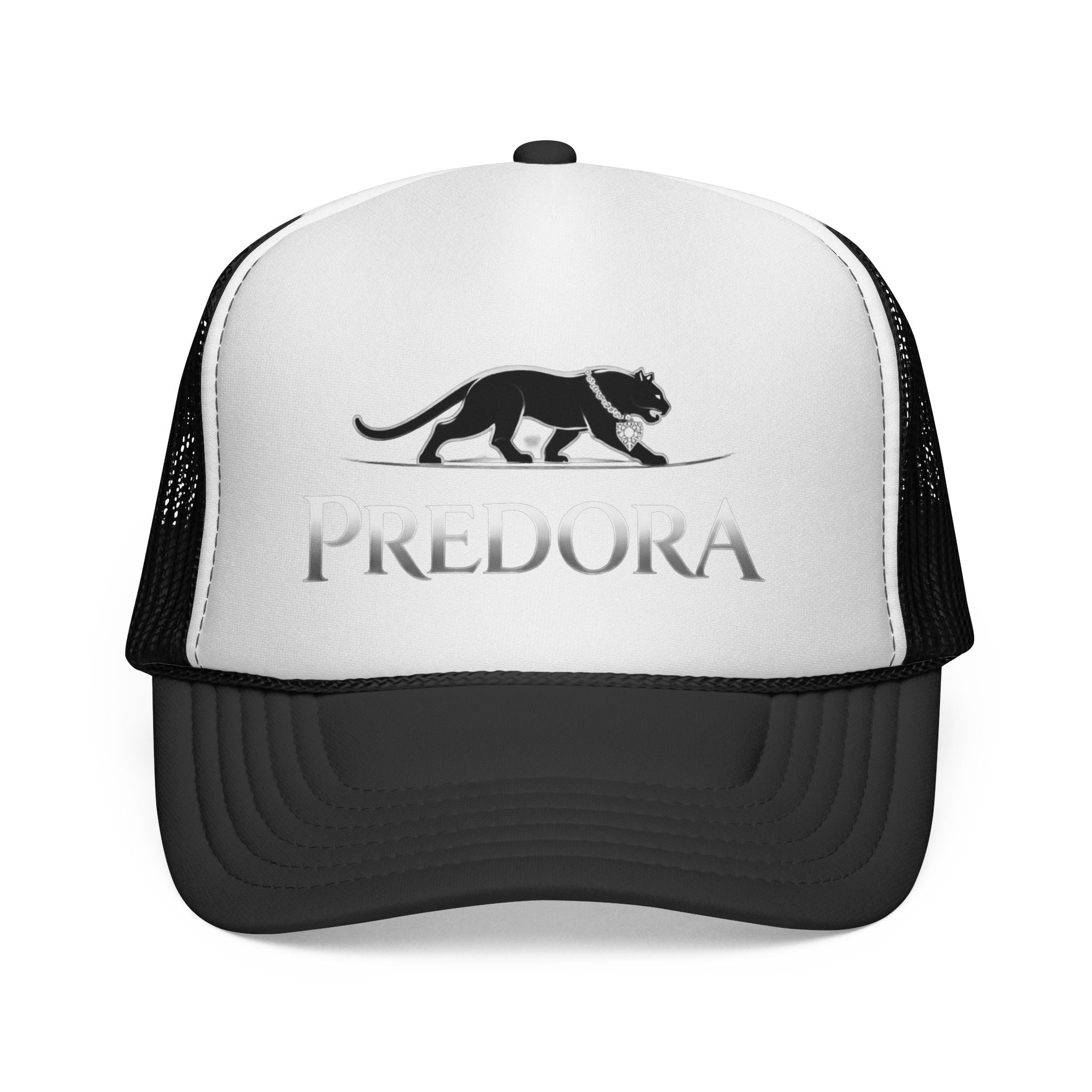 Predora Panther Trucker Cap — Retro Mesh Hat with Panther Logo – PREDORA